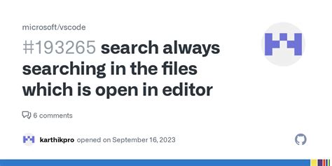 Search Always Searching In The Files Which Is Open In Editor · Issue