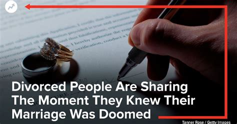 Divorced People Are Sharing The Moment They Knew Their Marriage Was Doomed Huffpost Videos