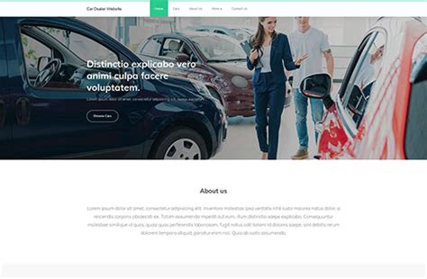 Car Dealer Website Templat Clex Soft