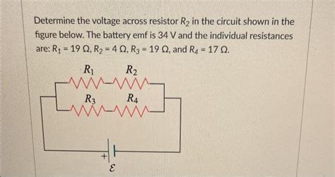 Solved Determine The Voltage Across Resistor R2 In The