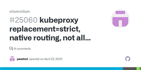 Kubeproxy Replacementstrict Native Routing Not All Host Interface See Services Type