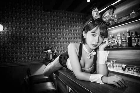 아시아인 모델 여성 갈색 머리 짧은 머리 Hd 배경 화면 Wallpaperbetter