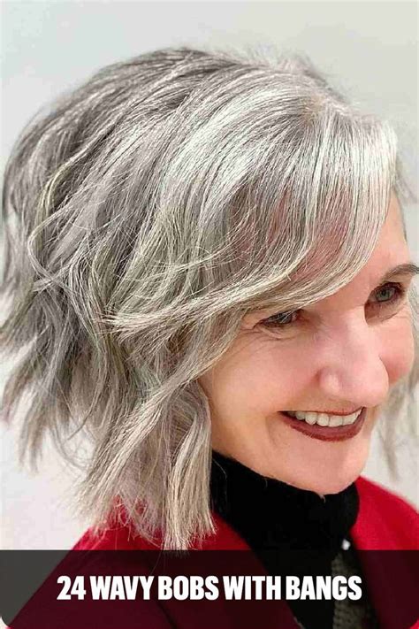 Cutest Wavy Bobs With Bangs Women Are Getting Right Now Bobs Haircuts Short Hair With