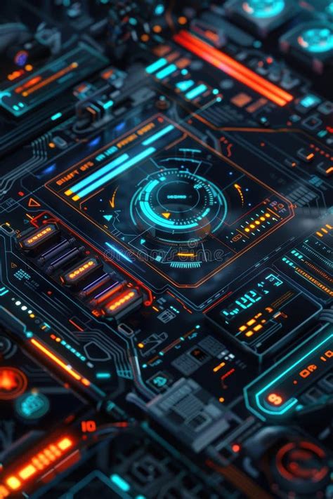 Futuristic Vehicle Monitoring App With Holographic Ui And Fuel