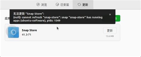 Ubuntu提示无法在线更新snap Store的解决方法 开心电脑网