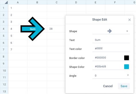 Adding Views Above Cells Of Ui Complex Widgets Spreadsheet Webix Docs