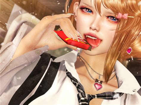 Second Life Marketplace [fatpack] Candy Claws Heart Necklace