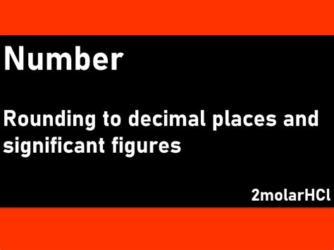 Decimal Places And Significant Figures Teaching Resources