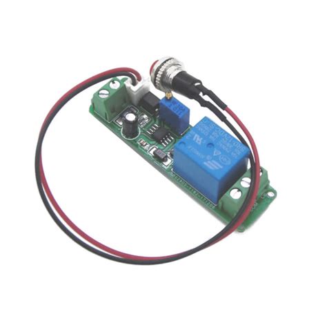 DC V Timing Timer Delay Turn OFF Relay Module S Time Adjustable Relay With Indicator Light
