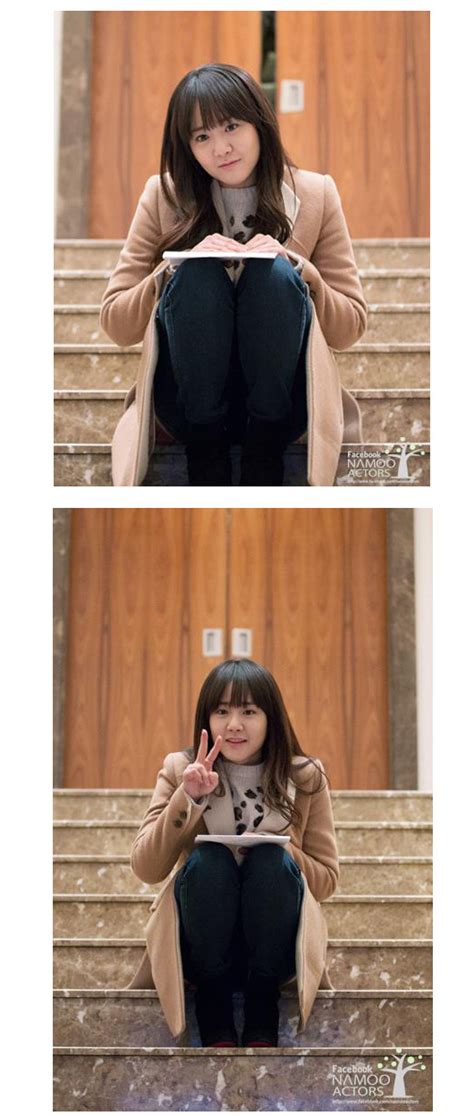 드라마 촬영장에서 애교 넘치는 문근영 연예 포토 토크 네모판