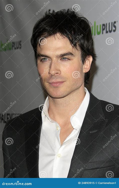 Vampire Diariesian Somerhalder Editorial Image Image Of Arrives
