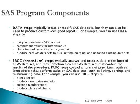 Basics Of Sas Programming Language