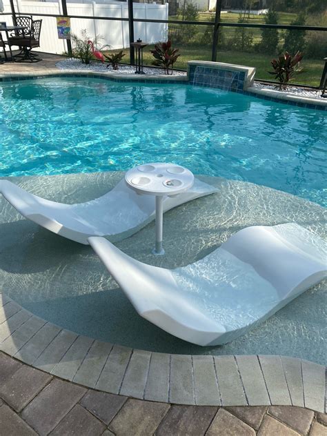Baja Table Sun Shelf Umbrella Table For Ledge In Swimming Pool Artofit