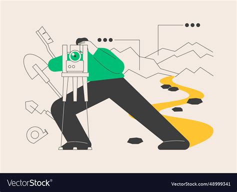 Geomorphology Abstract Concept Royalty Free Vector Image