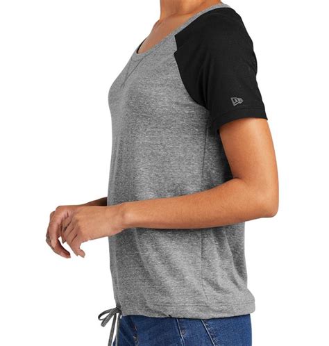 Custom New Era Womens Tri Blend Performance Cinch Tee