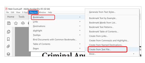 Using A Command Line Bat File To Create Bookmarks Via A Control File