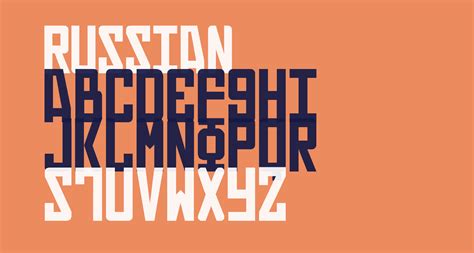 Russian Free Font What Font Is