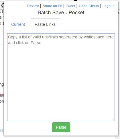 Batch Save Pocket Import Multiple Links To Pocket Today I Learned