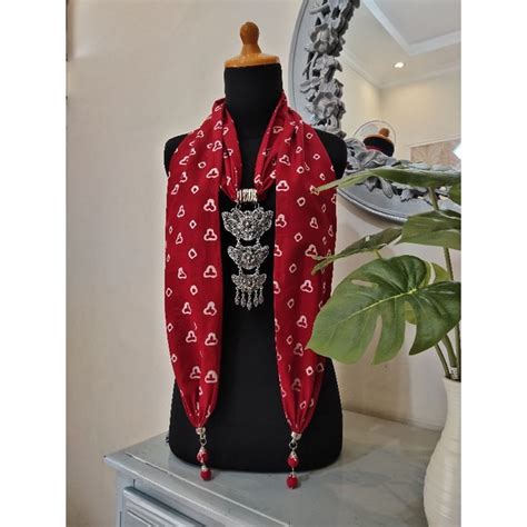 Jual Syal Batik Etnik Bross Batik Modern Shopee Indonesia