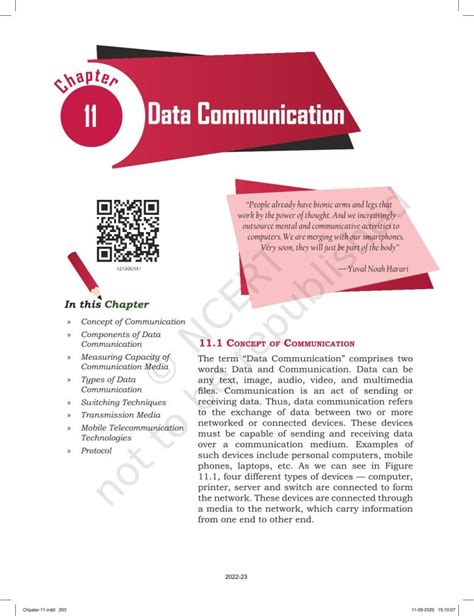 Ncert Book For Class 12 Computer Science Chapter 11 Data Communication