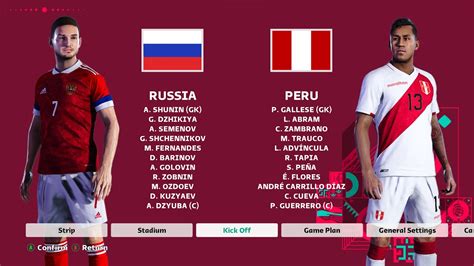 Russia Vs Peru Youtube