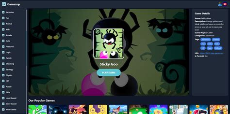 Gamezone Arcade Html 5 Game Portal React Js Script By Thegamezone Codester