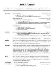 Overview Of Downloadable Resume Templates For Word Martinewalter07