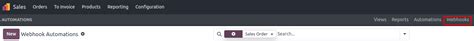 how to use webhook with automated action in odoo odoo