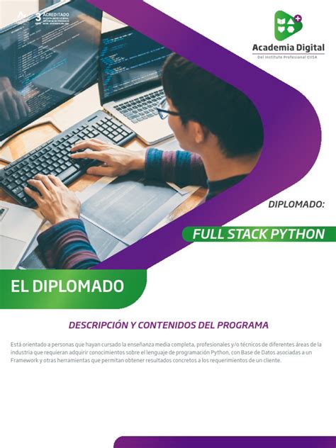Diplomado Ciisa Full Stack Python Pdf Bases De Datos Python Lenguaje De Programación