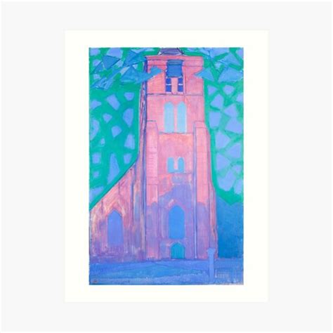 Church Tower At Domburg By Piet Mondrian 1911 Art Print By Fineearth