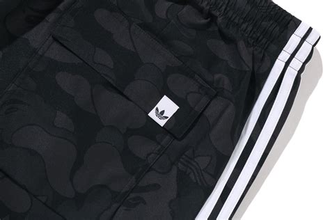 Bape X Adidas Camo Jacquard Pants