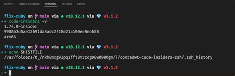 Vscode Terminal History Being Set To Local Directory History After Update · Issue 167703