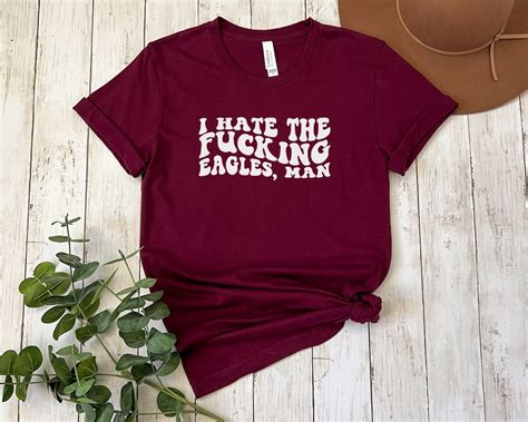 Big Lebowski Shirt I Hate The Fcking Eagles Movie Quote Funny Shirt