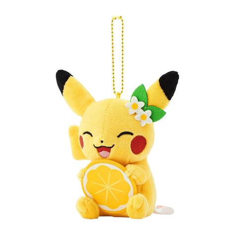 Lemon Pikachu Plush Mascot Pokémon Center Hiroshima R Authentic Japanese Pokémon Mascot