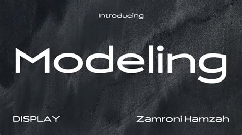 Modeling Font Download Free For Desktop And Webfont