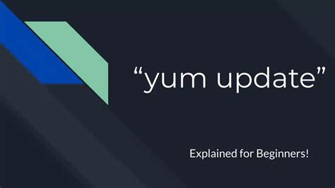 Yum Update Explained For Beginners