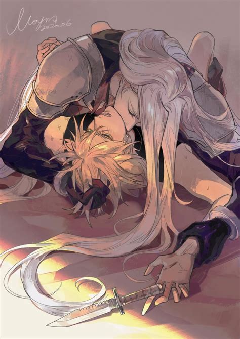 Cloud Strife And Sephiroth Final Fantasy And 1 More Drawn By Moyna