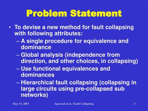 Ppt Fault Collapsing Via Functional Dominance Powerpoint Presentation Id4196918
