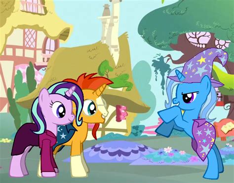 Crowverse Starlight Sunburst And Trixie By Rogueheart101 On Deviantart