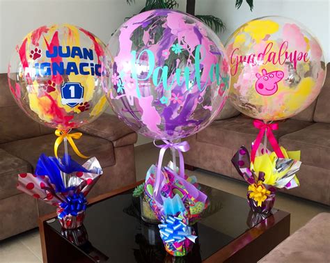 Globo Burbuja Con Pintura Globos Globos Personalizados Globos Burbuja