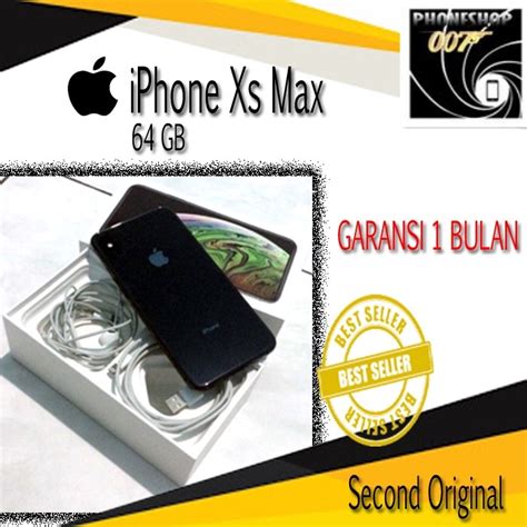Jual Iphone Xs Max Gb Second Mulus Bergaransi Shopee Indonesia