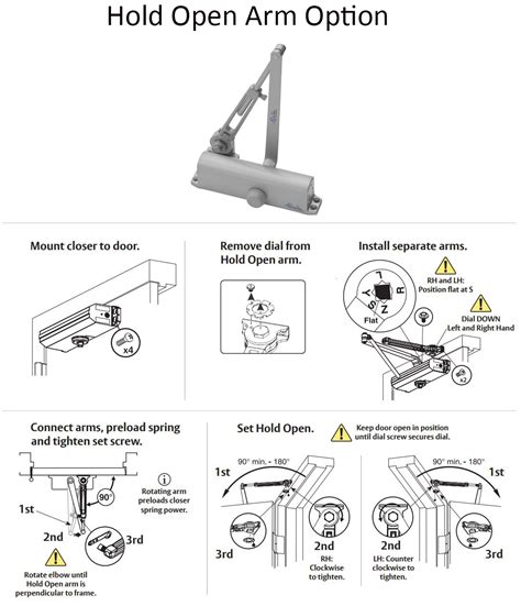 Hydraulic Door Closer Parts Diagram At Esther Parr Blog