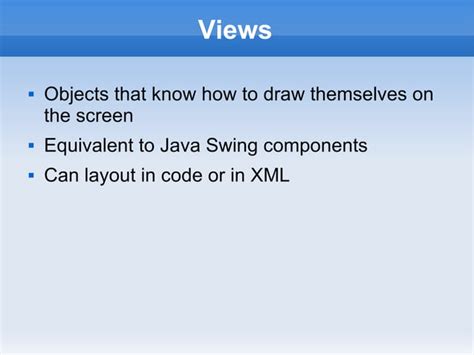 Android Development Odp