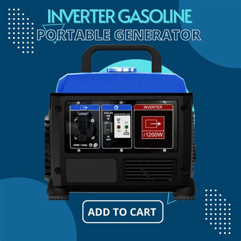 Silent Portable Generator Inverter Ferrex 4stroke 220v Digital