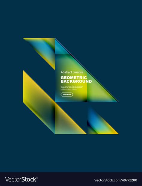 Gradient Triangles Abstract Background Royalty Free Vector