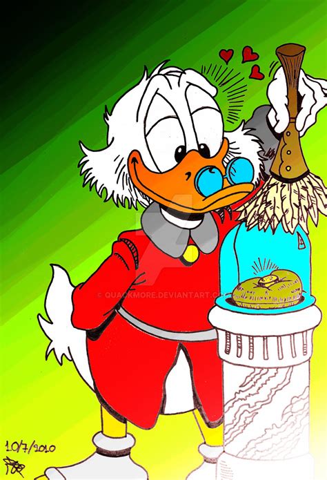 Scrooge Mcducks First Dime By Quackmore On Deviantart