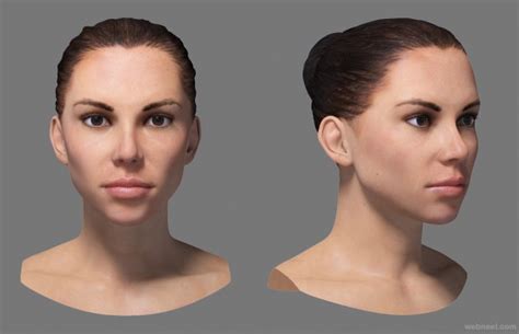 Face Reference For D Modeling Hd