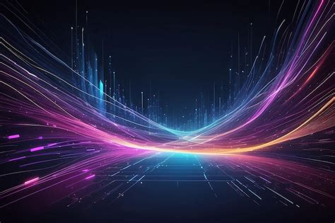 Premium Ai Image Data Flow Dynamics Vector Background With Highspeed Premium Ai Image Data Flow Dynamics Vector Background With Highspeed