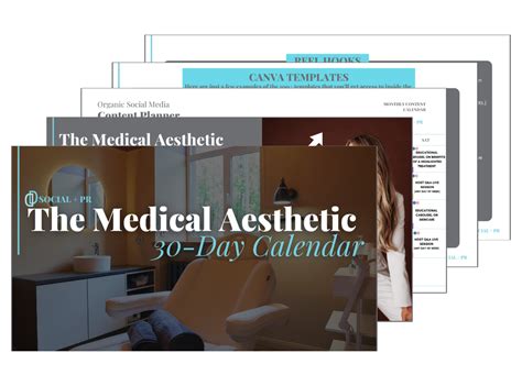 The 30 Day Content Calendar For Medical Aesthetic Practices