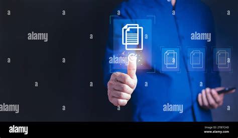 Online Documentation Database And Document Management System Concept